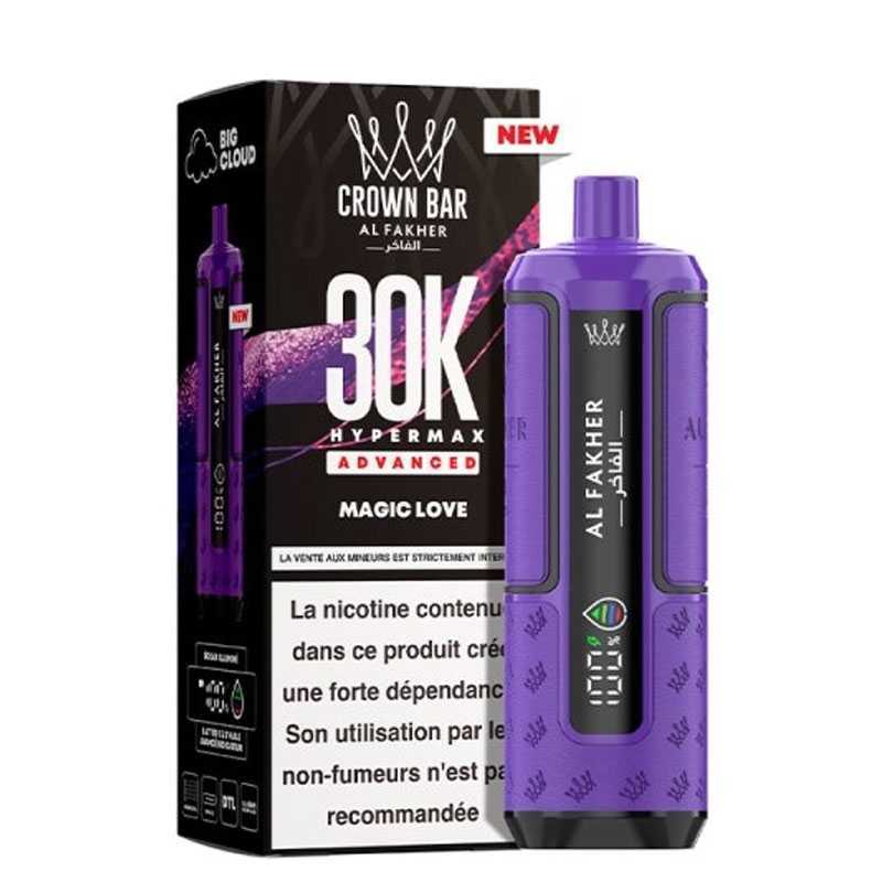 Puff HyperMax 30K Crown Bar - Al Fakher | Ecigplanete